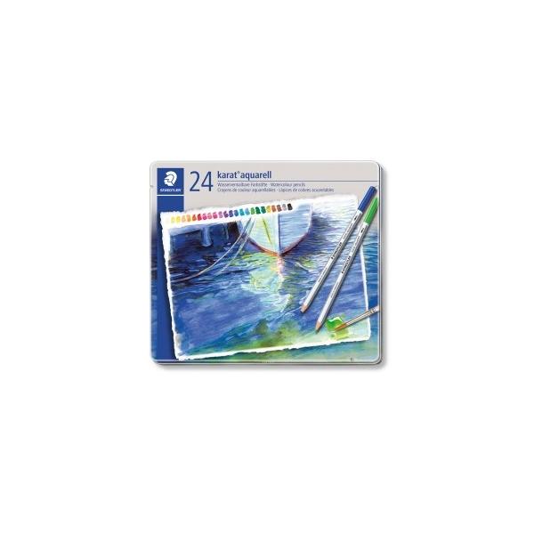 色鉛筆の持ち味と水彩画の風合いを同時に引き出すことができる。特殊な顔料を使用した柔らかな芯。なめらかな書き味と鮮やかな発色を合わせ持ち、水彩色鉛筆独特の優しい表現が可能。優れた耐光性と水溶けの良さはカラトならではのもの。セット内容: 48色...