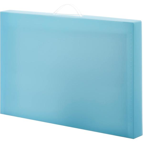 大切な作品をまとめて保管できる収納ケース持ち運びに便利な取っ手付き【サイズ】幅45cm×高さ29.5cm×奥行4.5cm【ポケット仕様】作品ポケット:6ポケット 厚口4つ切画用紙(W540×H380mm)収納可能【ポケット仕様】ファイルポケ...