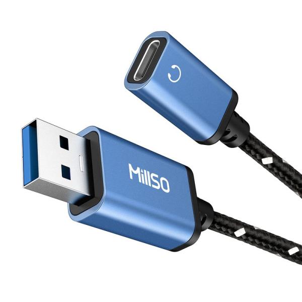 ◆商品名はコチラ：MillSO usb c aオス 変換 USB Type C (メス) to USB 3.0 (オス) 変換アダプタ usb c to a  ◆商品情報：・【USB Cメス-USB Aオスアダプタ】USB Type-Cコネ...