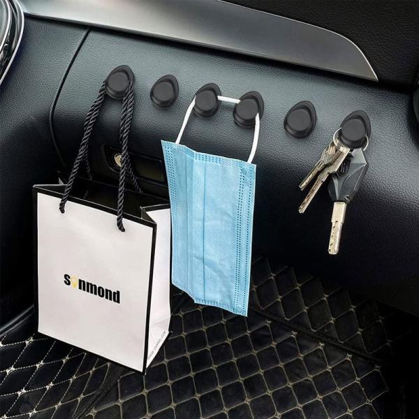 ◆商品名はコチラ：COOLBOTANG 車載 フック 8個入り 車用 ミニフック 車 フック 車内用フック 車用収納フック 粘着式 携帯型 キーストレージ ケ ◆商品情報：・?【効果的な整理】:粘着性のミニフックは、視界を遮ったり、内部空間...