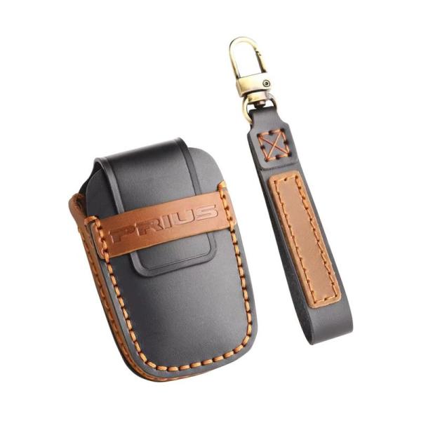 ◆商品名はコチラ：LEXLEY 新型キーケース 登場 トヨタ 新型プリウス 60系 専用 本革 キーケース レザー キーカバー キーホルダー スマートキーケー ◆商品情報：・★ふたを開けるタイプで、とても簡単に取り付けられます。初心者でもO...