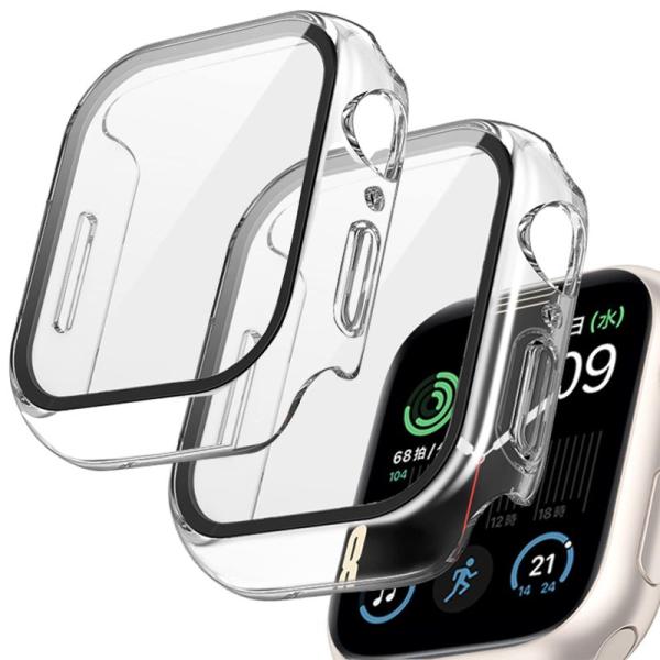 ◆商品名はコチラ：2個入りFALSAD Apple Watch カバー Se2/Se/Series6/5/4 対応アップルウォッチ ケース 40mm 44mm ◆商品情報：・【対応機種】Apple watch カバー は Se2/Se/Se...