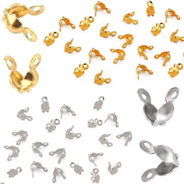 ◆商品名はコチラ：ボールチップ カシメ玉 400個セット 304 ステンレス エンドパーツ 留め具 基礎金具 ビーズ ボールチップ つぶし玉 アクセサリーパー ◆商品情報：・とてものある手芸用部品です。 自分の才能を活かして、ネックレスやブ...