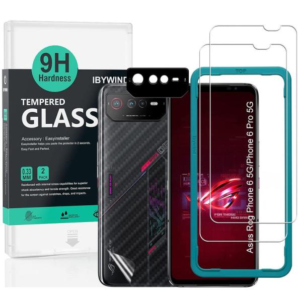 ◆商品名はコチラ：IBYWIND ガラスフィルム Asus Rog Phone 6 5G/Phone 6 Pro 5G（6.78インチ）用スクリーンプロテクタ ◆商品情報：・★[ケースに干渉せず画面を保護]: 大半のフォンケースを取り付けら...