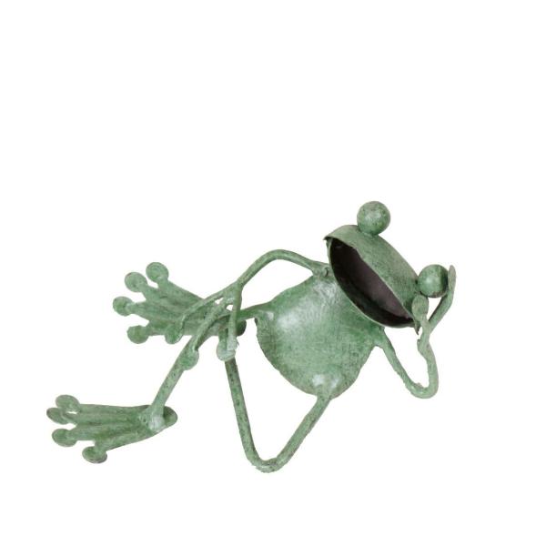 お庭やベランダ、リビング、玄関などを演出するアイテムとしておすすめ！トイレにおいても可愛い☆いろんなところに置いて楽しんでください。【サイズ】約幅12×奥行5×高さ5cm【素材】ブリキ【原産国】中国※色、形、サイズ等個体差がありますのであら...