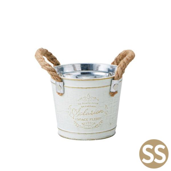 シックな色合いのブリキに、麻ひもの取っ手でナチュラル感をプラス。LE TEMPS POUR BAVARDAGE：おしゃべりの時間solarion：ひだまりAllons nous promener：散歩に行こうEspace Fleuri：花の...