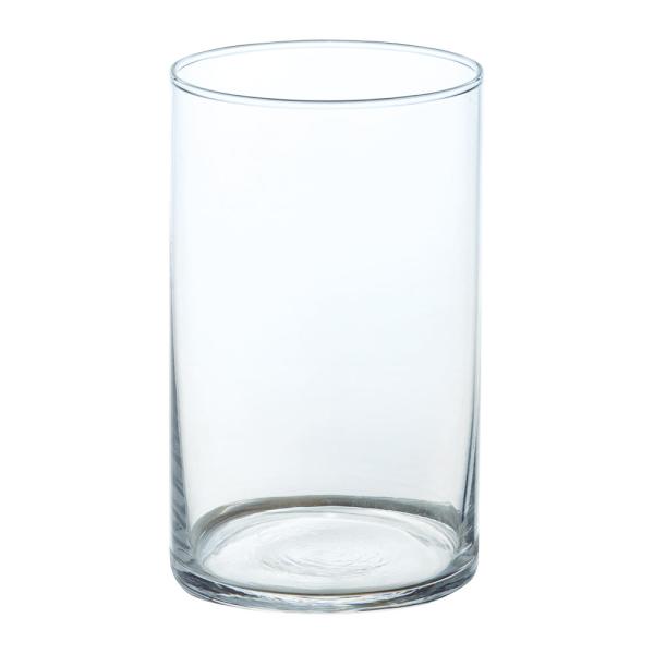 店舗からお部屋の装飾まで、幅広く使えるガラス製フラワーベース。【サイズ】約直径9×高さ15cm、口径サイズ：約直径8.5cm【素材】ガラス【原産国】中国【仕様】容量：約800cc※入荷時期および個体によって色、柄、サイズ、形状が多少異なる場...