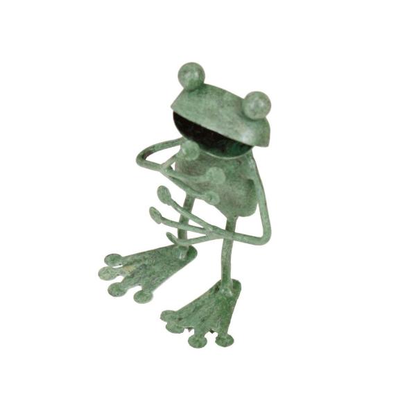 お庭やベランダ、リビング、玄関などを演出するアイテムとしておすすめ！トイレにおいても可愛い☆いろんなところに置いて楽しんでください。【サイズ】約幅5×奥行4×高さ9cm【素材】ブリキ【原産国】中国※色、形、サイズ等個体差がありますのであらか...