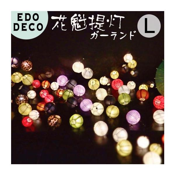 夏を彩る、提灯デザインのガーランドライト。電池式なので、好きな場所でお使いいただけます♪【サイズ】直径100×長さ1800mm【素材】ペーパー・ワイヤー・ポリプロピレン【仕様】単3乾電池3本使用（別売）、組立式※点滅はしません。提灯 電池式...