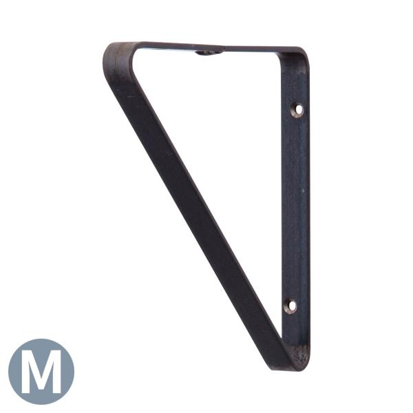 飾り気のないシンプルな素材感と、青みを帯びた無骨な色が黒皮鉄の魅力。塗装をしていない分、鉄本来の経年変化が味わえます。【サイズ】約幅1.5×奥行15×高さ15cm、ネジ穴サイズ：約直径0.4×厚み0.3cm【素材】黒皮鉄【原産国】台湾【仕様...