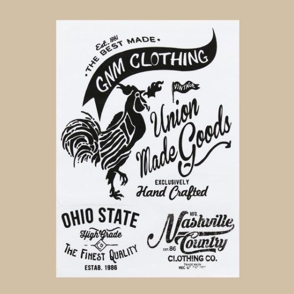 【パッケージサイズ】210×320mm【素材】PVC（ポリ塩化ビニール）ウォールシール 壁紙シール モノトーン おしゃれ おうちカフェ