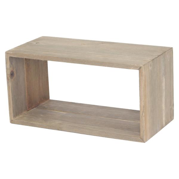 【サイズ】約幅30×奥行15×高さ15cm【素材】ウッド【原産国】中国※色、形、サイズ等個体差がありますのであらかじめご了承ください。※素材の特性上、1点ずつ色合い・風合いが異なります。また木の節が入る場合がございます。※アンティーク調仕上...