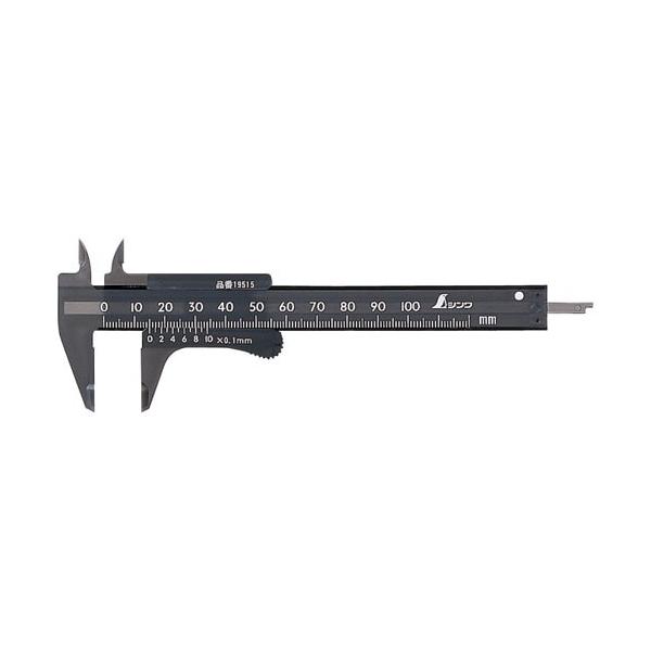 様々な寸法測定に使用するノギス携帯に便利です。【機能】外径測定、内径測定、深さ測定、段差測定が出来ます。軽量コンパクトで携帯に便利です。丈夫で温度変化による伸縮が少ないポリカーボネート製です。【仕様】■器差：±0.1mm■測定範囲：0.1〜...
