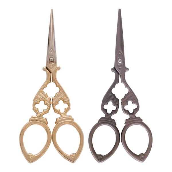 【サイズ】約幅5×高さ12cm【素材】ステンレス【原産国】中国【仕様】TAILLEURシザーケースS（go634237）対応※入荷時期および個体によって色、柄、サイズ、形状が多少異なる場合がございます。ハサミ 鋏 レトロ アンティーク風 か...