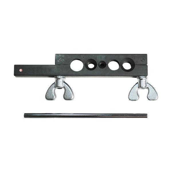 【内容】フレアリング・スウェイジング（銅管用）：1/4"、3/8"、1/2"、5/8"、3/4"＜注意事項＞※加工前に管の切り口のバリ(かえり)取りを行なってください。バリ取りが不十分ですと正しい加工ができなくなる場合があります。バリ(かえ...