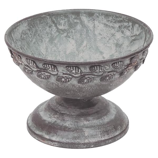 【サイズ】約幅15.5×奥行15.5×高さ11cm【素材】アイアン【原産国】中国【仕様】底穴あり※色、形、サイズ等個体差がありますのであらかじめご了承ください。※素材の特性上、表面の歪み、凹み等がある場合がございます。※アンティーク調仕上げ...