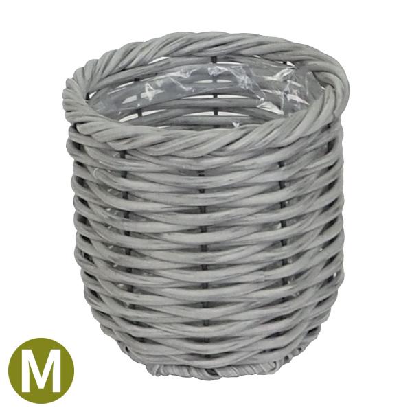 【サイズ】約直径15.5×高さ16cm【素材】ポリプロピレン・ワイヤー【原産国】中国※色、形、サイズ等個体差がありますのであらかじめご了承ください。※製造工程上、記載のサイズとは異なる場合がございます。良品の範囲内としてご理解の上お買い求め...