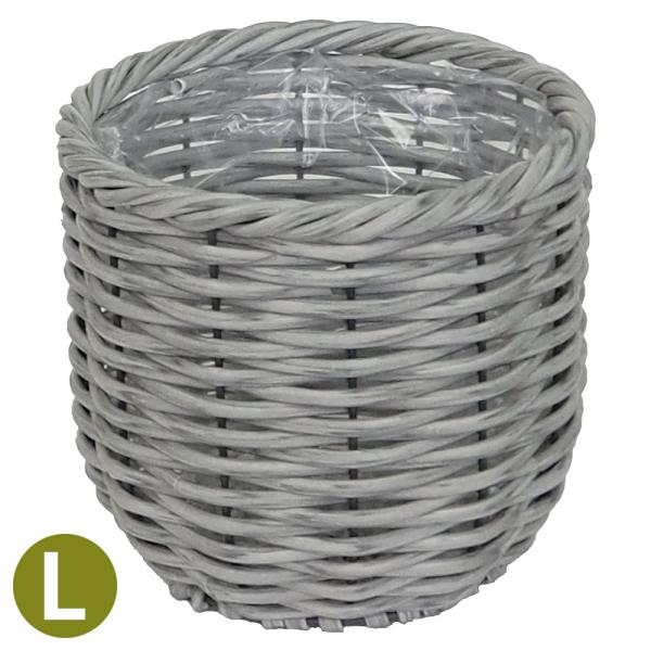 【サイズ】約直径19×高さ18cm【素材】ポリプロピレン・ワイヤー【原産国】中国※色、形、サイズ等個体差がありますのであらかじめご了承ください。※製造工程上、記載のサイズとは異なる場合がございます。良品の範囲内としてご理解の上お買い求めくだ...