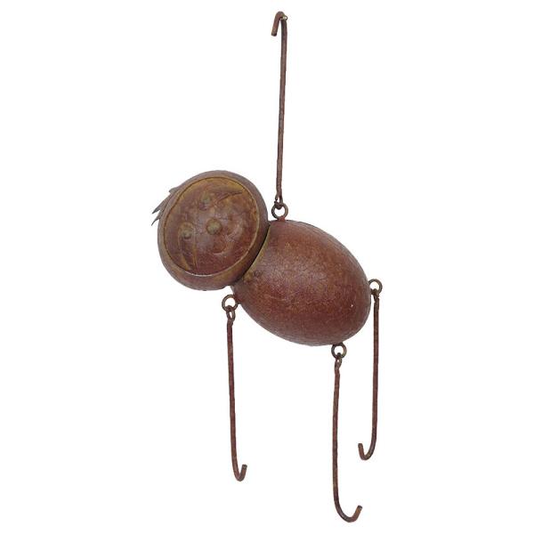 【サイズ】約幅7.5×奥行6.5×高さ26.5cm、手・脚の長さ：約11.5cm【素材】ブリキ【原産国】中国※色、形、サイズ等個体差がありますのであらかじめご了承ください。※手作り品のため塗装ムラ、表面の歪み、凹み、欠け等がある場合がござい...