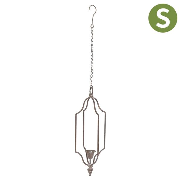 【サイズ】約幅11×奥行11×高さ40.5(チェーン込75.5)cm【素材】アイアン【原産国】中国※色、形、サイズ等個体差がありますのであらかじめご了承ください。※素材の特性上、表面の歪み、凹み等がある場合がございます。※アンティーク調仕上...