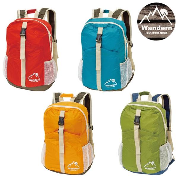 使わないときはコンパクトに折りたたんで収納できるバックパック。【サイズ】使用時：310×140×480mm収納時：185×135×50mm【素材】ナイロン（ripstop）【仕様】容量：約20リットル折りたたみ コンパクト ナイロン 軽量 ...