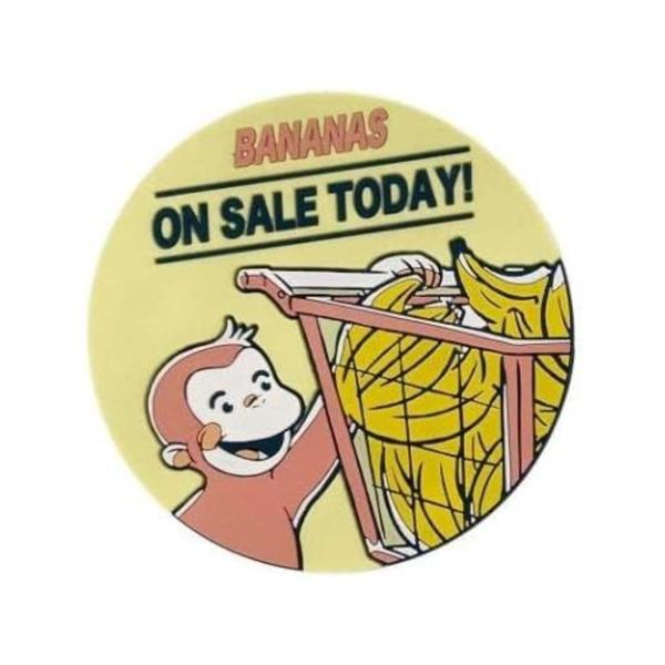 【キャラクター/グッズ/アニメ】おさるのジョージからコースターが登場☆かわいいジョージと楽しいティータイムを♪●サイズ：約直径100×厚さ3mmキーワード：ロータスウィング
