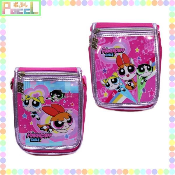 【キャラクター/グッズ/アニメ/パワパフ/ショルダーバッグ/ショルダーポーチ】パワーパフガールズからスリングバッグが登場☆ちょっとしたお出かけに便利なミニサイズ♪●サイズ：約H175×W135×D55mm