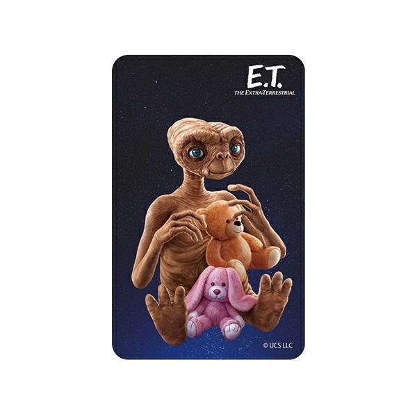 【キャラクター/グッズ/アニメ/ステッカー/シール/飾り】なつかしの映画「E.T.」のステッカーが登場☆見る角度によって絵柄が変化する、どこか懐かしいレンチキュラー印刷を使用した「まじかる百貨店」シリーズのステッカーです。●サイズ：86×5...