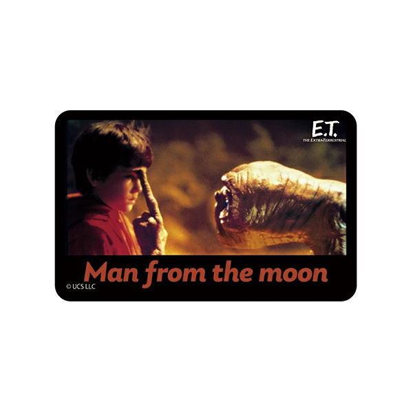 【キャラクター/グッズ/アニメ/ステッカー/シール/飾り】なつかしの映画「E.T.」のステッカーが登場☆見る角度によって絵柄が変化する、どこか懐かしいレンチキュラー印刷を使用した「まじかる百貨店」シリーズのステッカーです。●サイズ：86×5...