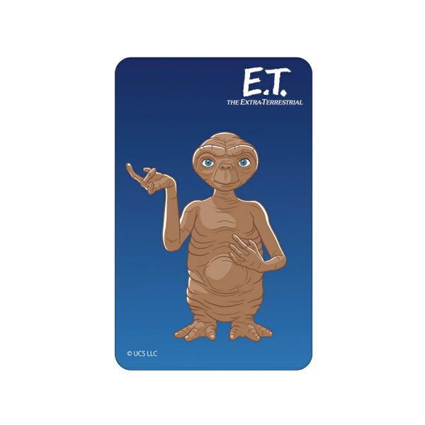 【キャラクター/グッズ/アニメ/ステッカー/シール/飾り】なつかしの映画「E.T.」のステッカーが登場☆見る角度によって絵柄が変化する、どこか懐かしいレンチキュラー印刷を使用した「まじかる百貨店」シリーズのステッカーです。●サイズ：86×5...