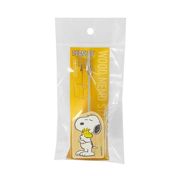 【キャラクター/グッズ/クリップ/木製】スヌーピーからメモスタンドが登場☆温かみのある木製スタンド♪●本体サイズ：約縦122×横35×厚み35mm●素材：合板、天然木、金属製クリップ