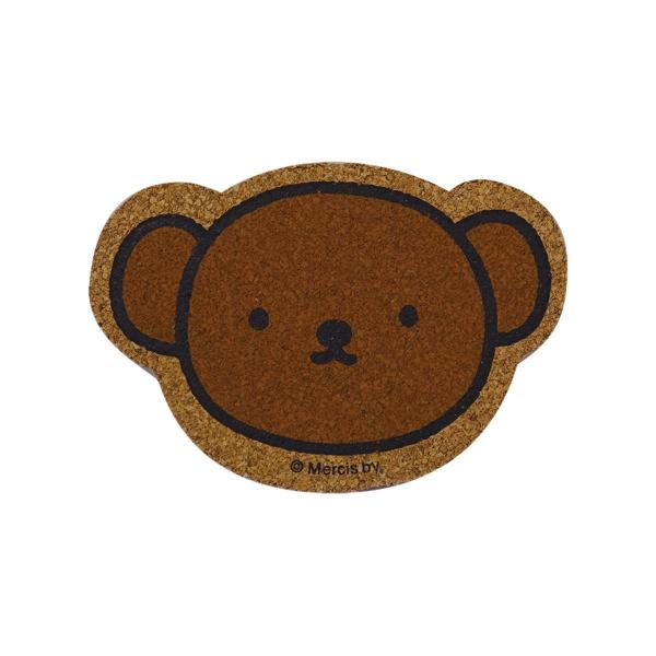 【うさこちゃん/ディックブルーナ/キャラクター/グッズ/かわいい】ミッフィーからコースターが登場☆かわいいダイカットタイプ♪ティータイムが楽しくなるね！●パッケージサイズ：約W120×H153×D5ｍｍ●素材：コルク