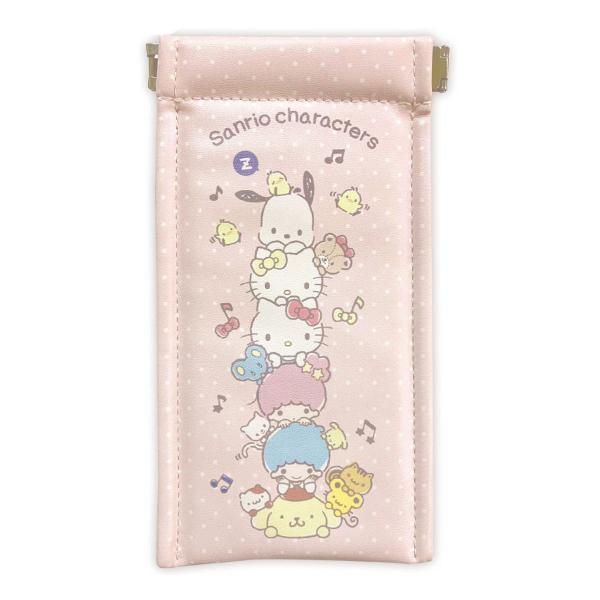 【キャラクター/グッズ/アニメ/小物入れ/ペンケース】サンリオからパックンポーチが登場☆バネ式で開閉するポーチだよ♪●サイズ：縦185×横95mm●素材：合皮　キーワード：トーシンパック