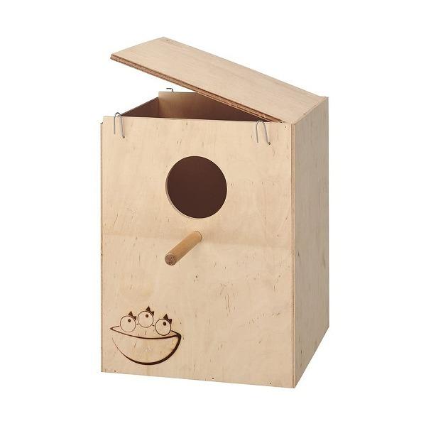 タリアferplast社製小鳥の巣箱。*ファープラスト社の鳥かごに取り付け可能。■本体サイズ (幅X奥行X高さ) :24.0×26.0×33.0cm■本体重量:1800.0g■原産国:ウクライナ※イタリアferplast社の仕様変更により本...