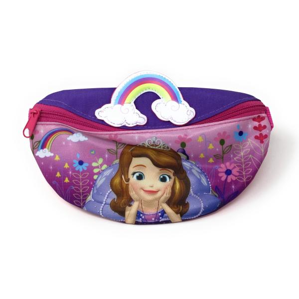 【キャラクター/グッズ/アニメ/カバン/子ども/キッズ】「ちいさなプリンセスソフィア」からウエストポーチが登場☆ちょっとしたお出かけにピッタリのミニサイズ♪●サイズ：約H120×W210mm（カバン部分）●内ポケットなし※こちらは海外輸入品...