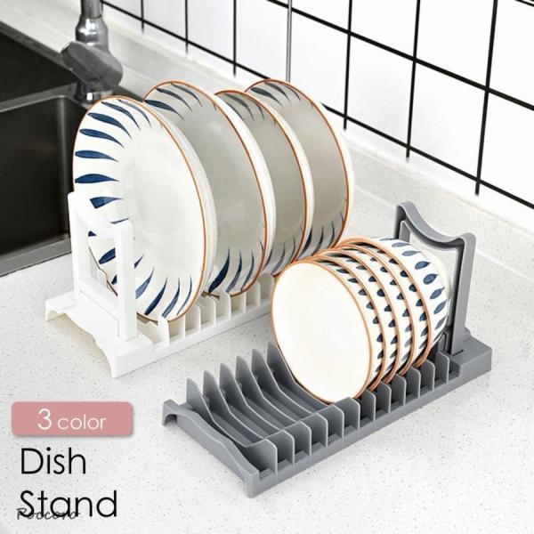 水切りスタンドとしてもご使用いただける便利なディッシュスタンドです。折りたたみ可能で、コンパクトに収納できます♪【サイズについて】画像をご参照ください。【素材について】PP【カラーについて】生産ロットにより柄の出方や色の濃淡が異なる場合がご...