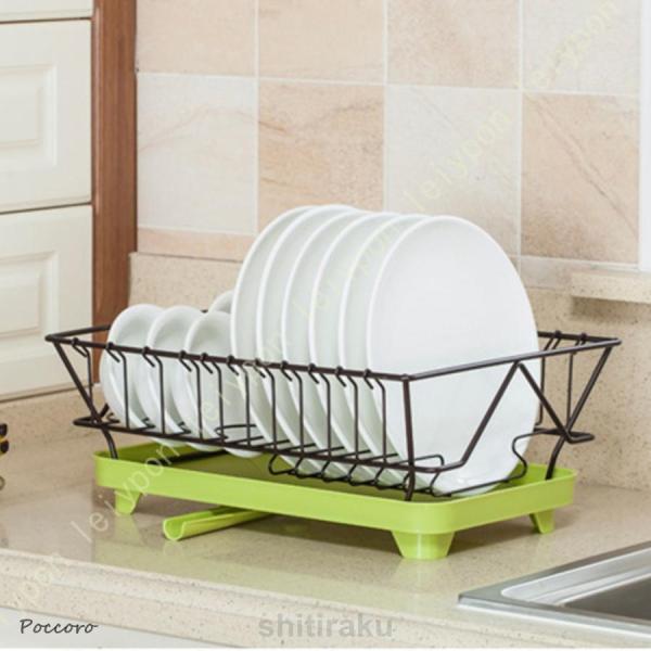 商品の説明サイズ：具体的な製品とサイズは画像の説明を見てください。材質：鉄+プラスチック。注意：製品は水切りラックに限り、他の撮影品は含まれていません 調理や掃除のためのスペースを省くように設計されています。より安定して耐久性があり、シンク...