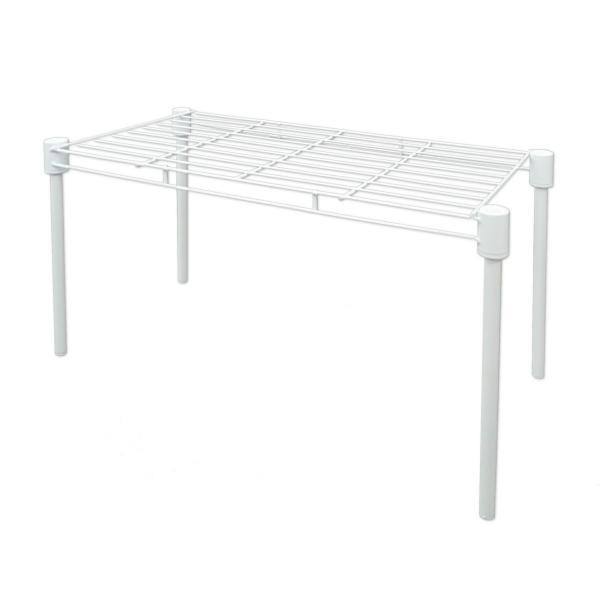 小さいけれど、丈夫で使いやすい商品です。サイズ W41×D18×H23cm耐荷重 3kg材質 鉄（エポキシ樹脂紛体塗装）カラー 白生産国 中国