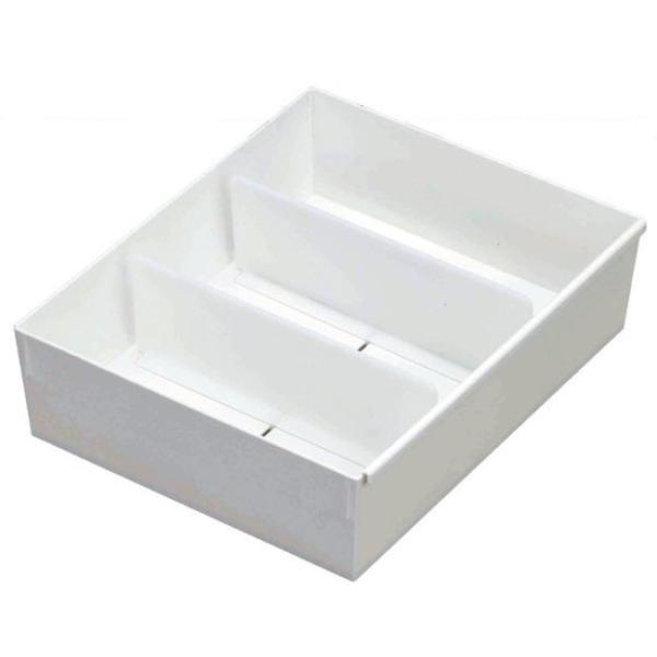 タンスや衣装ケースの引出内を整理整頓！■サイズ：Ｗ270×Ｄ329×Ｈ93mm■材質：スチロール樹脂・プロピレン立てる収納で取り出しやすくキレイに整理できます。本体同士は、ズレないようにジョイントできます。スライド仕切板2枚付