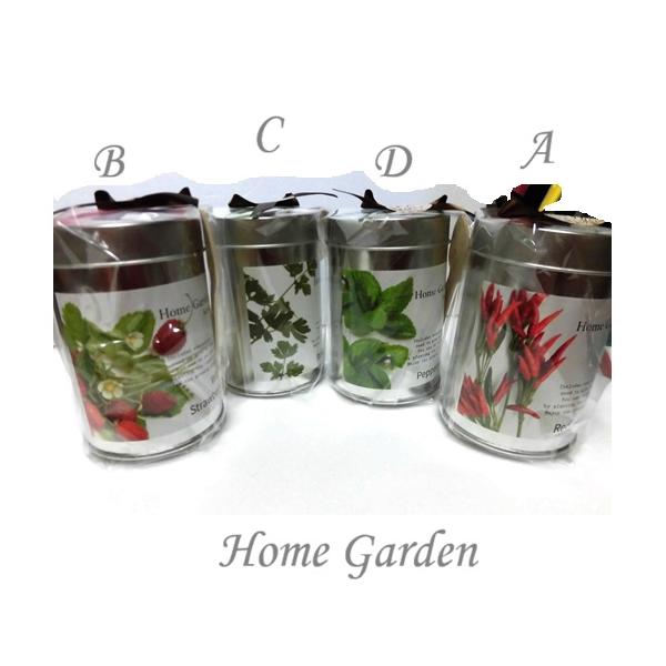 栽培キット　ホームガーデン   お届け方法レターパックプラス生産国：日本原産国：缶【日本】土【スリランカ】種【タイやフランス、イタリア、中国などその時によって変わります】　セット内容：種、土、説明書、木製スプーン　直径6．5cm×高さ10c...