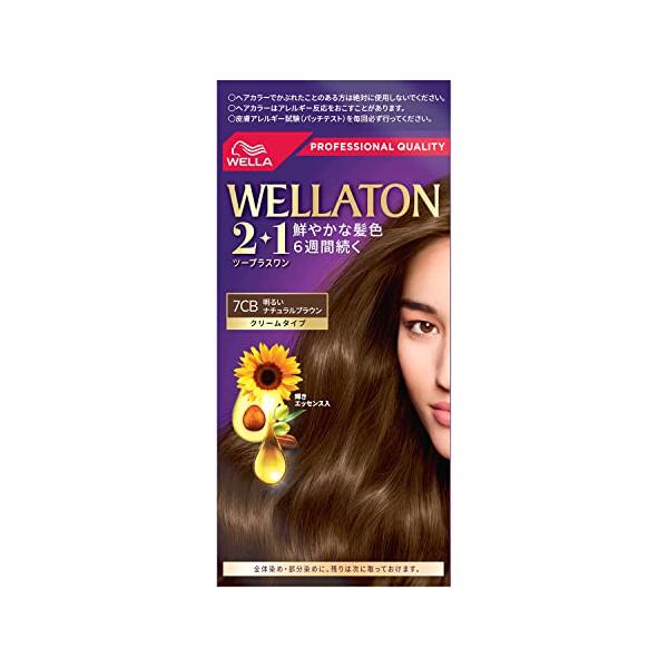 ・7CB 明るいナチュラルブラウン 1個 (x 1) ・女性用白髪染め 医薬部外品 明るい 透明感のある栗色(7CB) A剤60g B剤 60g エッセンス7.3ml セミロング(肩くらいの長さ)約1回分・クリームタイプ: 液だれしにくくし...