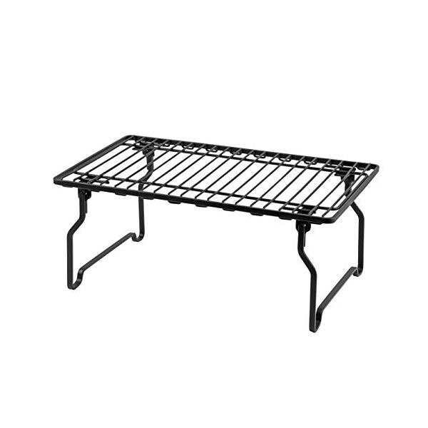 モダン・マットブラック Sサイズ ・AZ-5049・製品サイズ:(約)幅40.5×奥行25.5×高さ17.5cm・素材・材質:鉄(エポキシ樹脂塗装)・耐荷重:(約)5kg・付属品:保護シール・生産国:中国