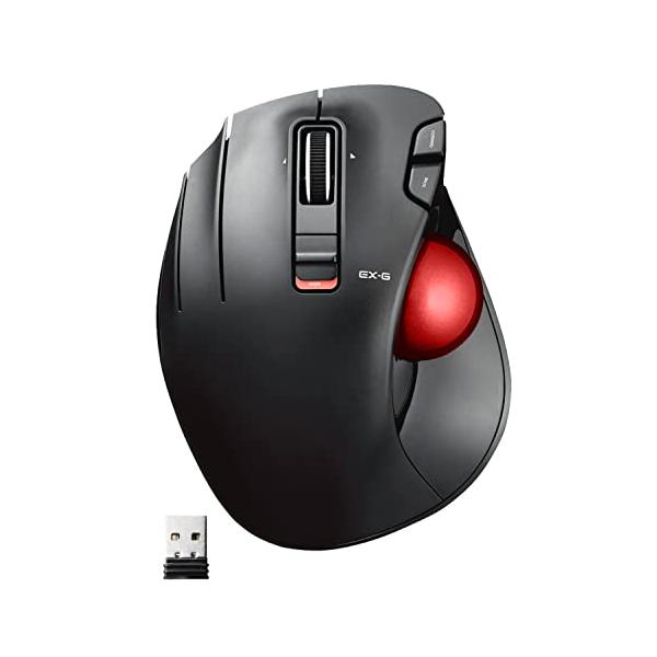・赤玉 ゲーミンググレードセンサー ・Mサイズ M-XT4DRBK-G・左右スクロール  ゲーミンググレード・確かな基本性能とかつてない新機能を搭載した、左手用・親指操作タイプのワイヤレストラックボールです。・トラックボールの動きを検出する...