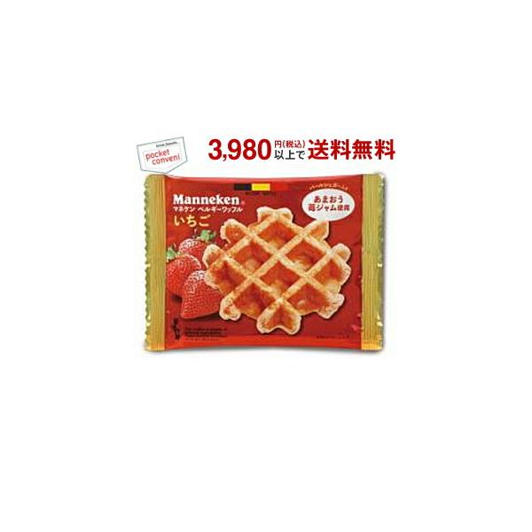 マネケン ベルギーワッフル いちごのワッフル 6個入
