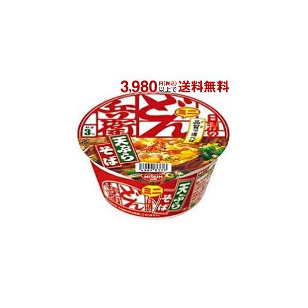 日清 46g日清のどん兵衛 天ぷらそばミニ (西) 12食入