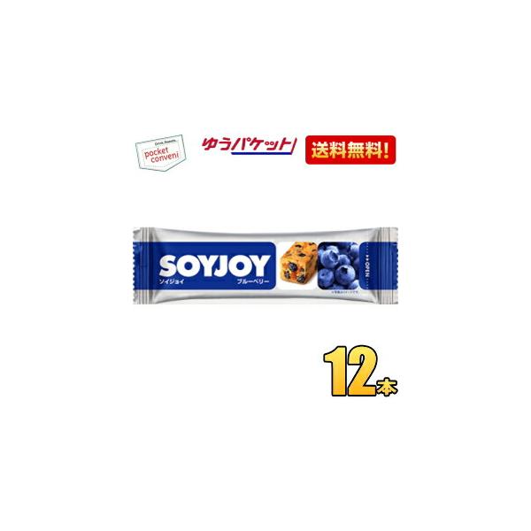 ゆうパケット送料無料 大塚製薬 SOYJOY（ソイジョイ） ブルーベリー 12本入