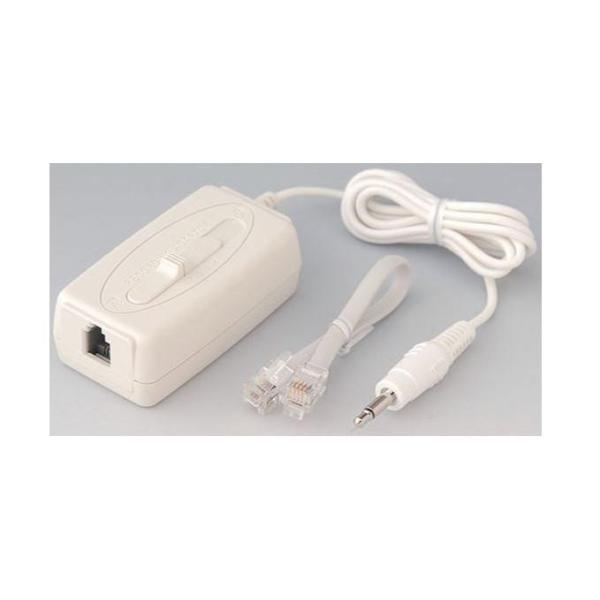 受話器から通話内容を録音する場合に使用します。録音用のアダプターですので、直接この製品に録音はできません。 生産国:日本 素材・材質:本体:ABSケーブル:PVC 仕様:4極4芯用モジュラージャック⇔モジュラージャック・φ3.5ミニプラグ4...