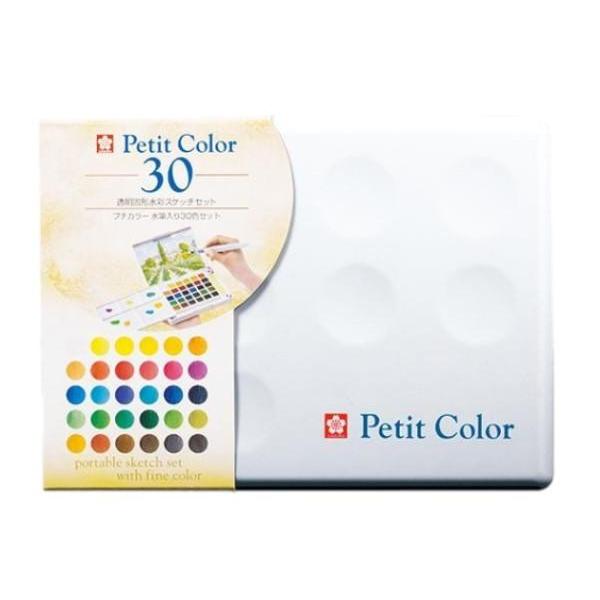 発色に優れた高品質透明固形水彩絵具。本体右、左、手前の3方向にセットできるパレット付き!!フタ裏にポストカードがぴったりセットできるので、イーゼルのようにお使いいただけます。手で持ってスケッチしやすい指かけリングつきです。 生産国:中国 素...