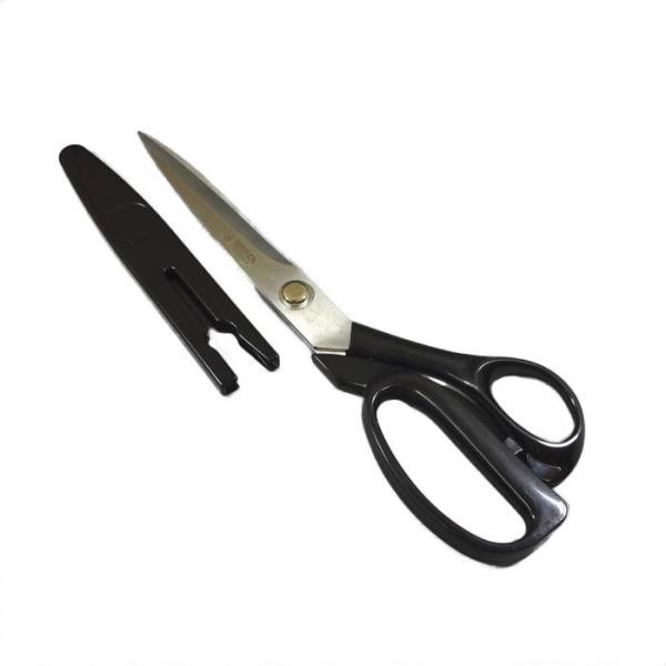 握りやすいハンドル形状の手芸用はさみです。 生産国:日本 素材・材質:ブレード:ステンレス刃物鋼ハンドル:ABS樹脂 商品サイズ:全長:230mm、刃の長さ:90mm 重量:104g 仕様:ハンドルカラー:ブラック　※サプライヤー直送品　