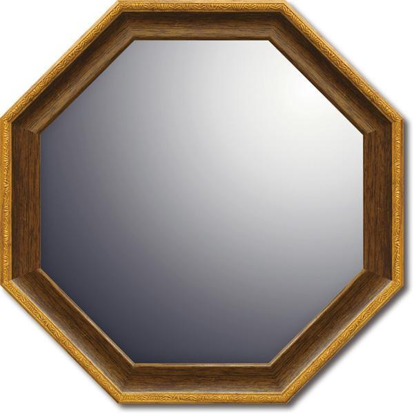 ナチュラルテイストのフレームで彩られた八角形のミラーです。 生産国:日本 素材・材質:合成樹脂・ミラー 商品サイズ:W25×H25cm 重量:約0.4kg 仕様:壁掛・卓上両用折り畳み式スタンド付　※サプライヤー直送品　　